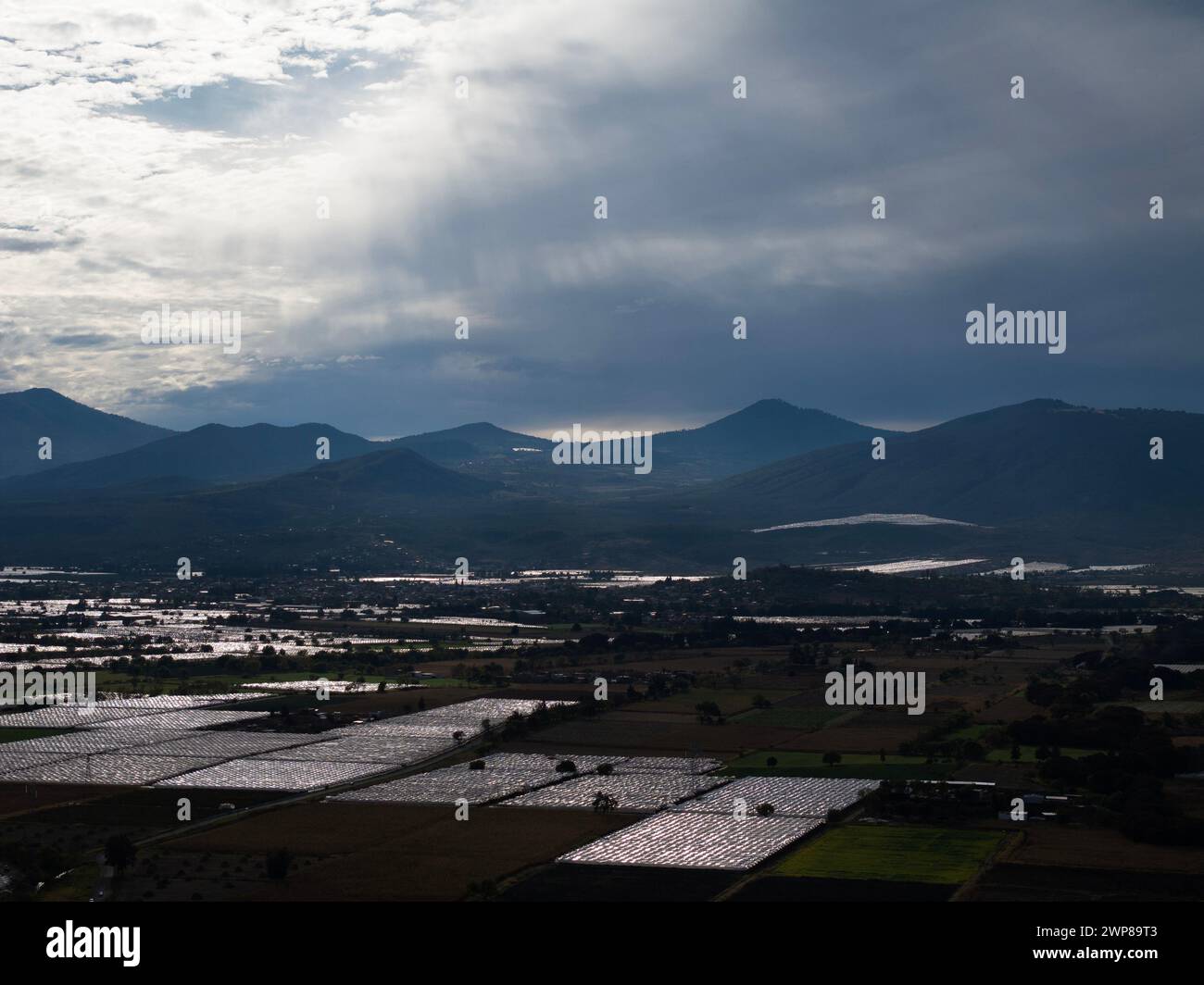 An aerial view of Tangancicuaro, Michoacan, Mexico Stock Photo - Alamy