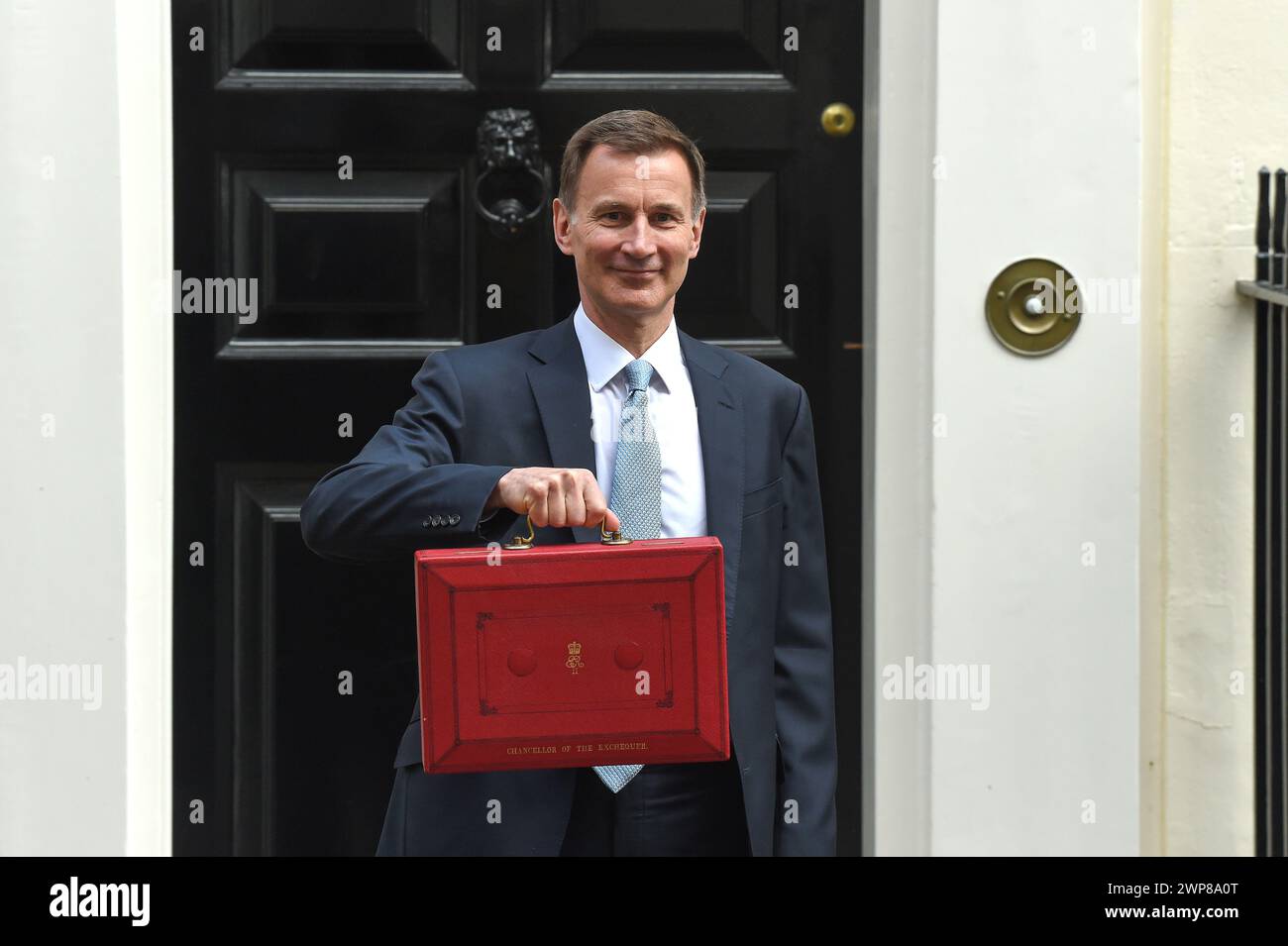 London, UK. 6th Mar, 2024. Chancellor of the Exchequer Jeremy Hunt ...