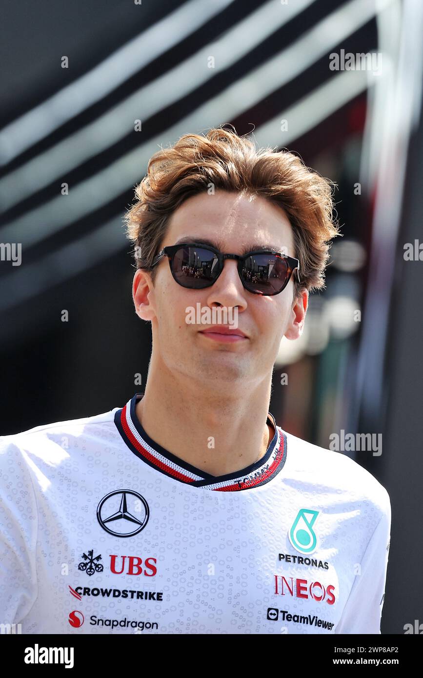 Jeddah, Saudi Arabia. 06th Mar, 2024. George Russell (GBR) Mercedes AMG ...