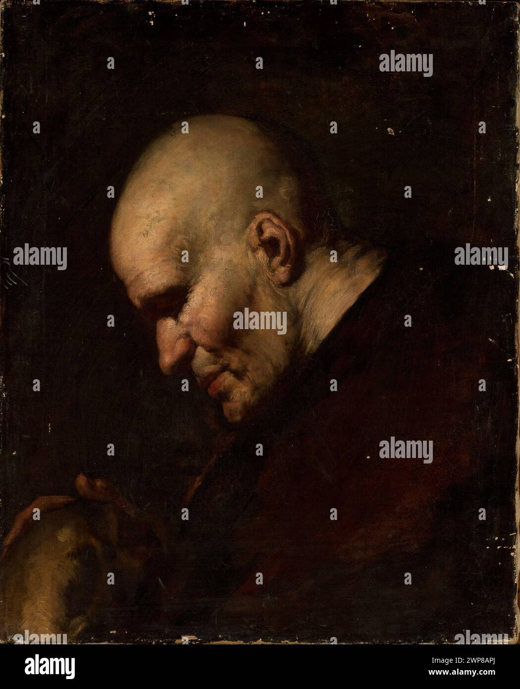 Portrait of Ming with skulls by Maurycy Szncelcel at the end of the ...