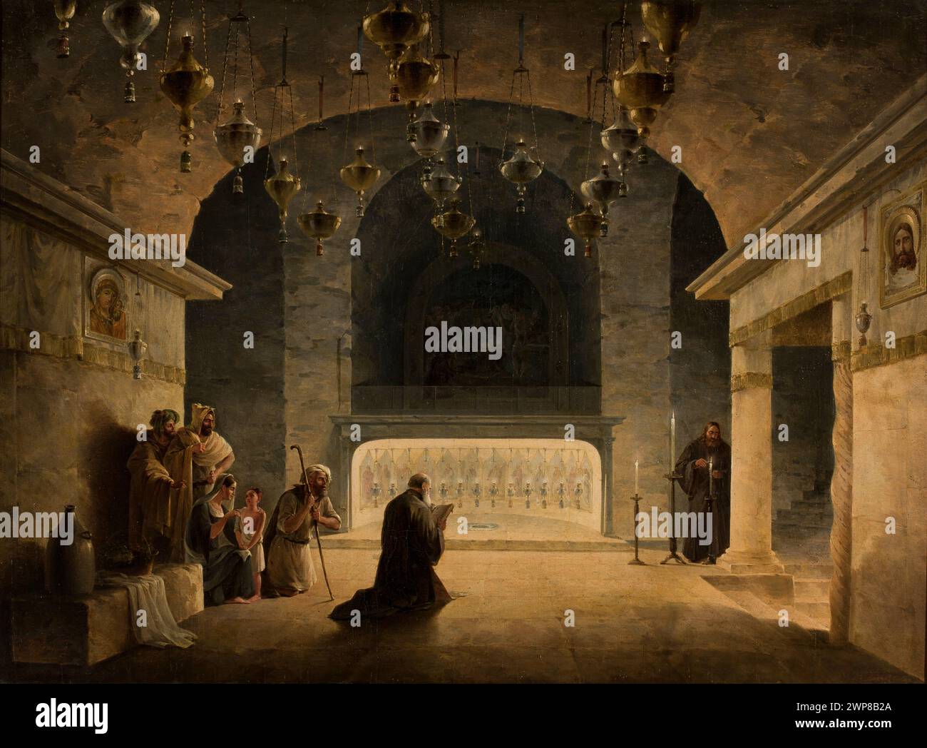 An 1835 painting by Maxim Nikiforovitsch Worobjeff depicting the ...