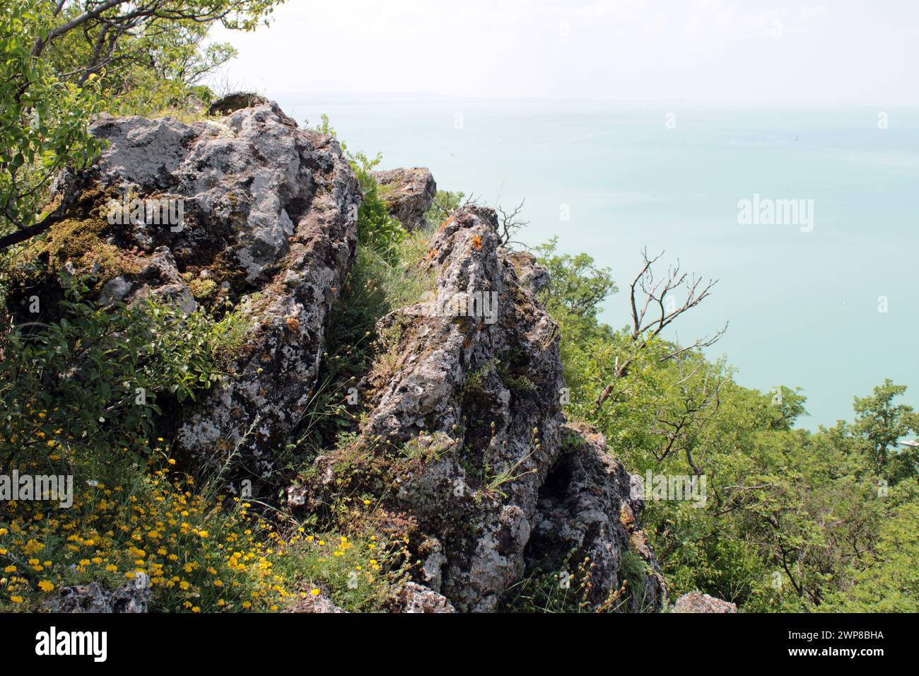 Above Lake Balaton, Tihany Stock Photo - Alamy