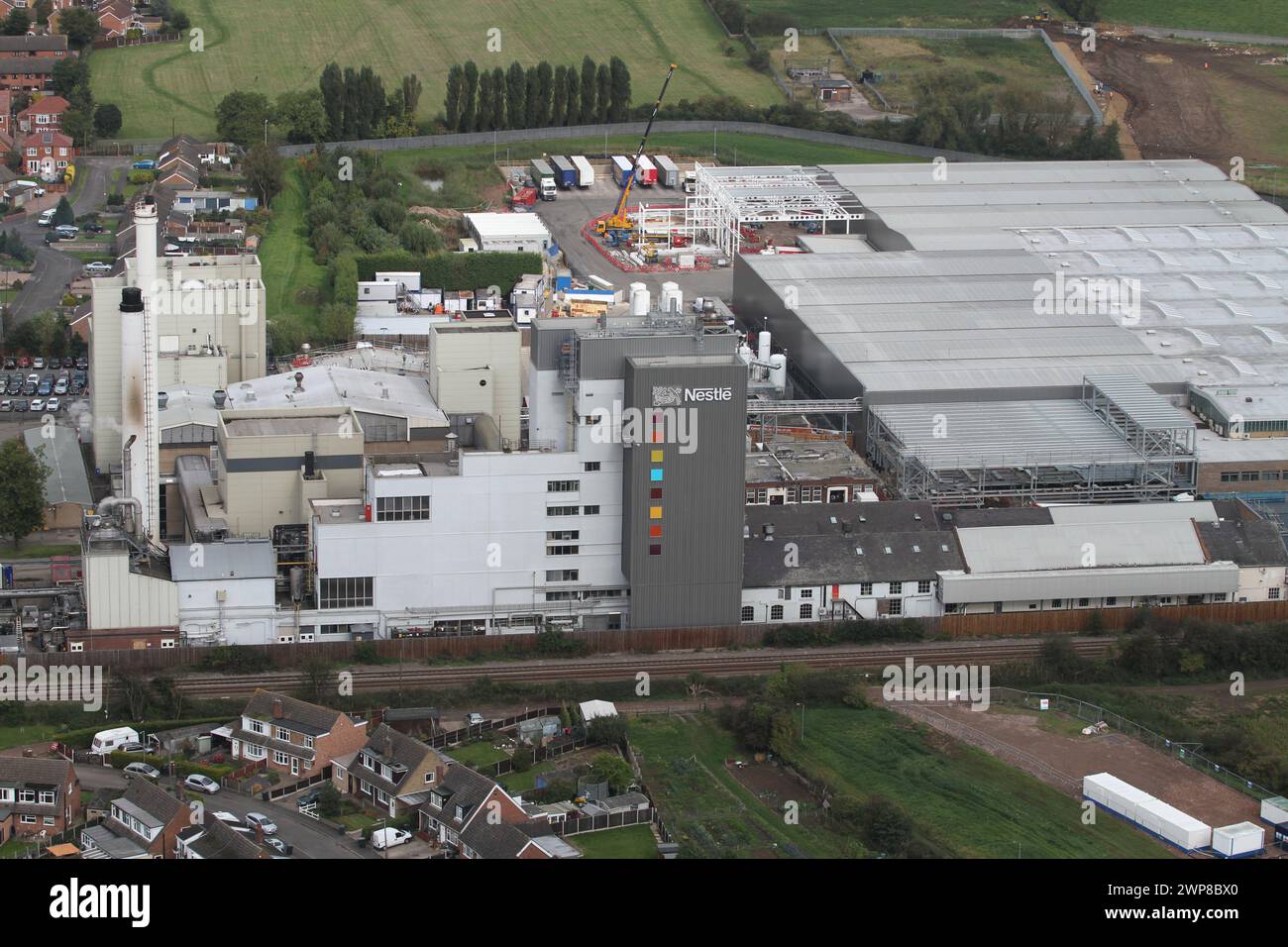 09/10/12 Nestle coffee factory, Tutbury, Derbyshire Stock Photo - Alamy