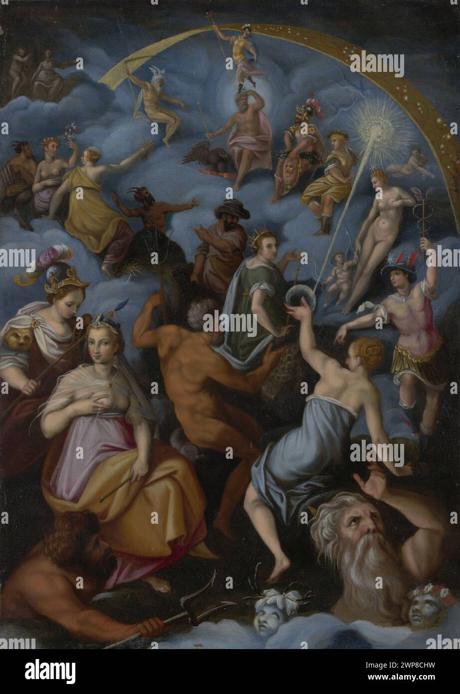 The Assembly of the Gods Artist: Jacopo Zucchi (Italian, Florence, ca ...