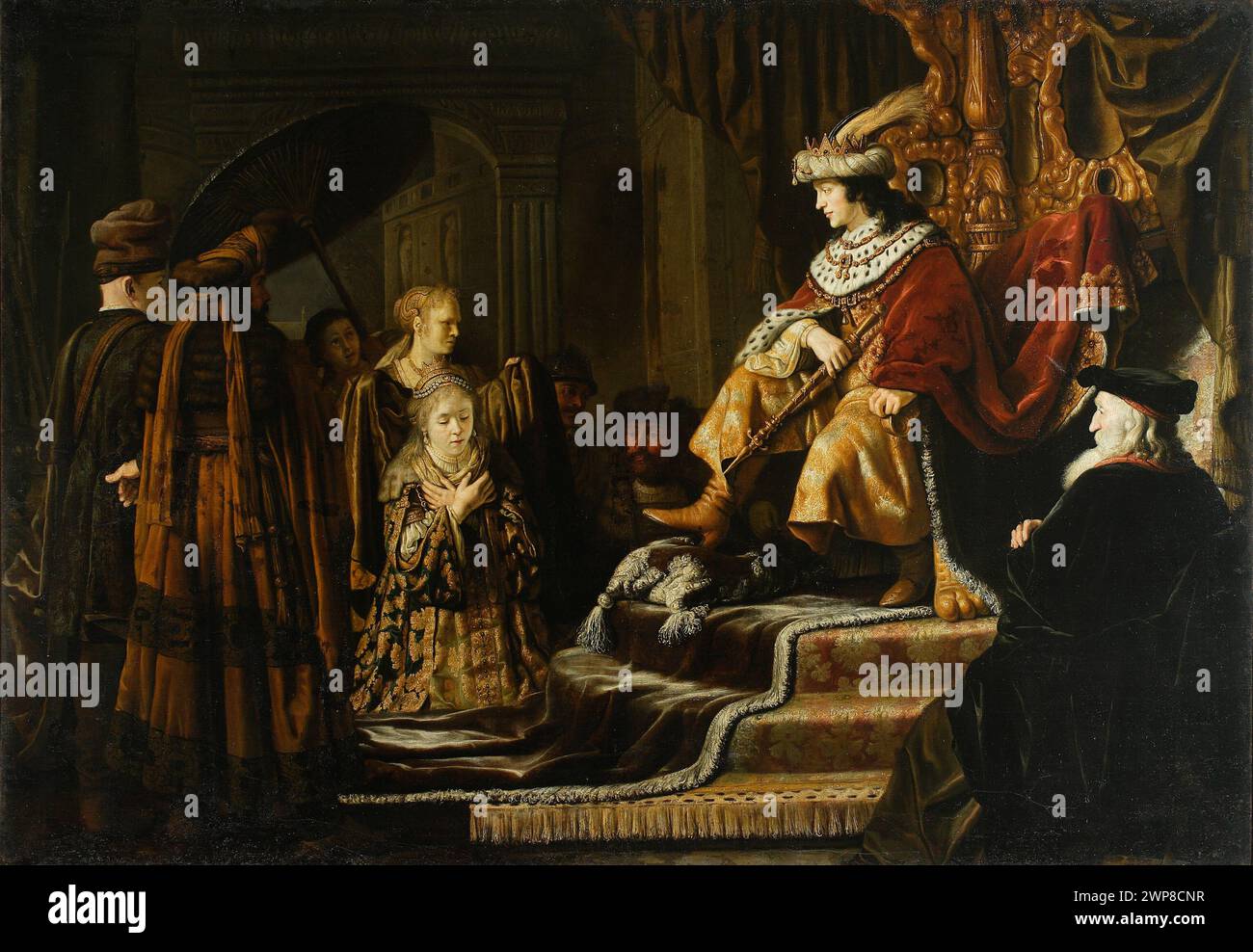 Estera przed ahaswerusem biblia hi-res stock photography and images - Alamy