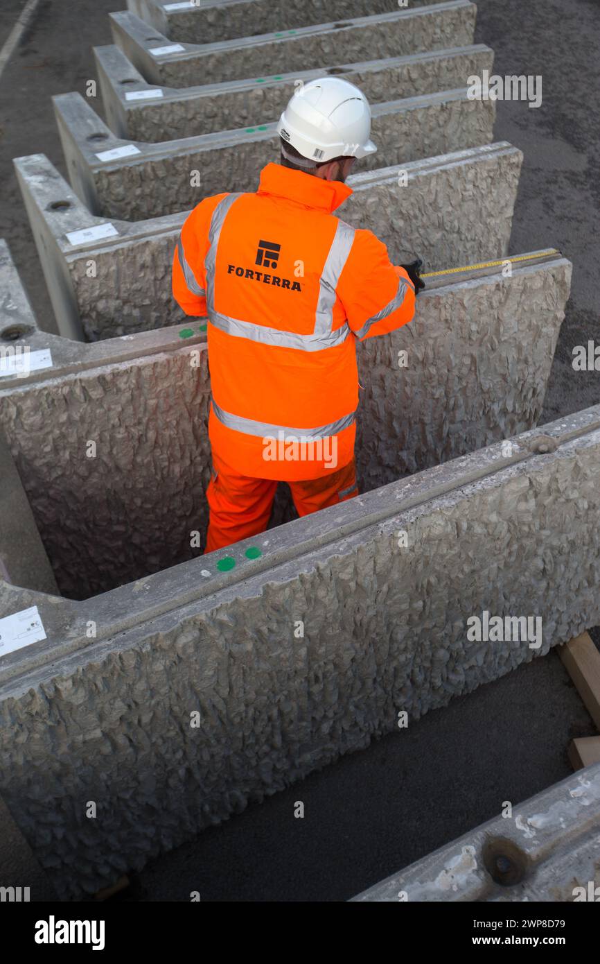 02/12/15 Forterra, pre-cast concrete production, Somercotes, Derbyshire ...