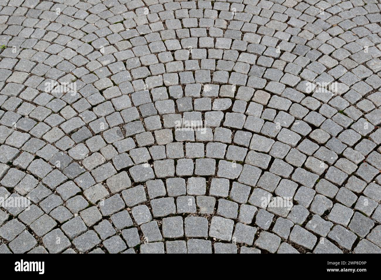 A Ground area with grey cobblestone, Germany Stock Photo - Alamy