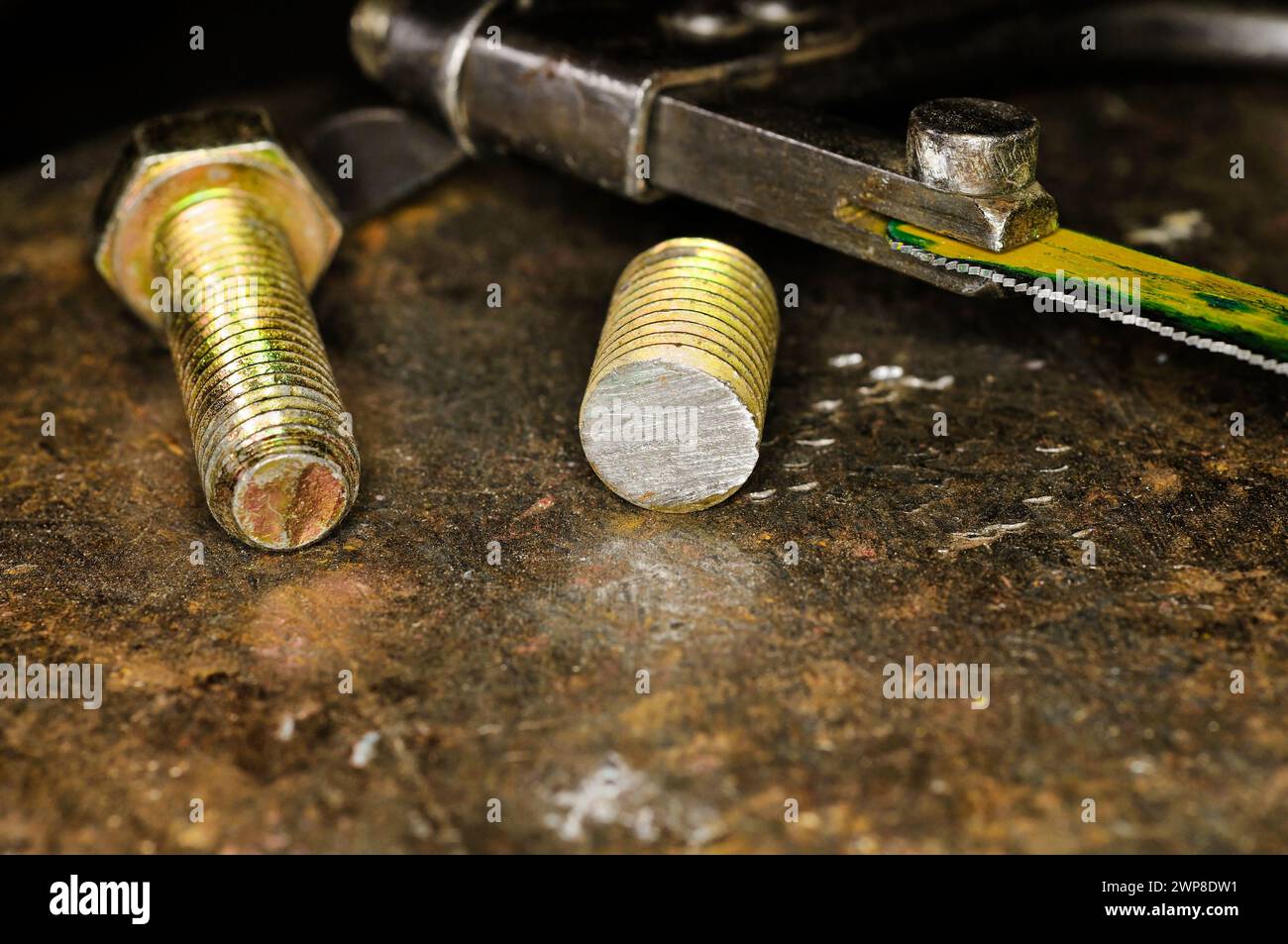 Metal threaded bolts on hi-res stock photography and images - Alamy