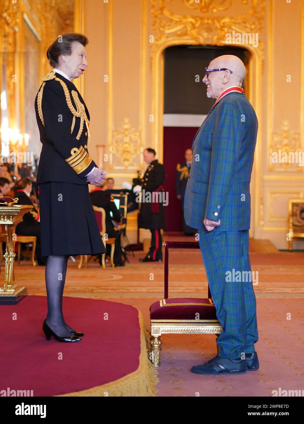 Sir Brian Clarke, from London, Artist, is made a Knight Bachelor by the ...