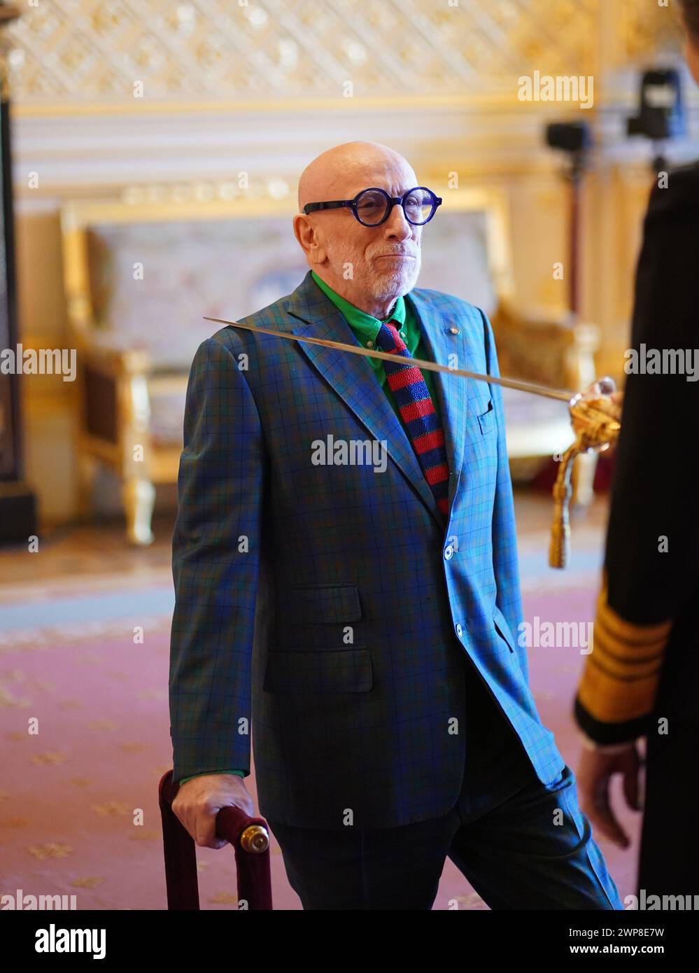 Sir Brian Clarke, from London, Artist, is made a Knight Bachelor by the ...