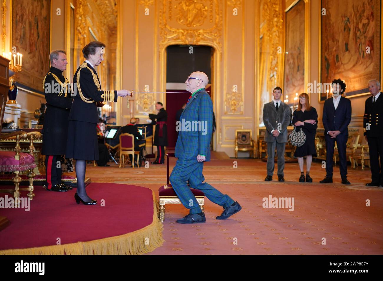 Sir Brian Clarke, from London, Artist, is made a Knight Bachelor by the ...