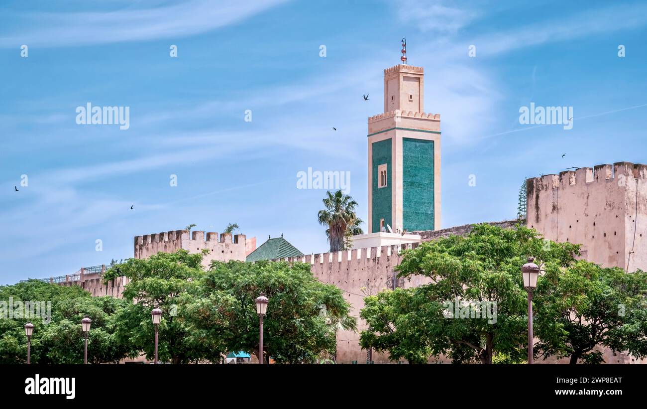 The impressive Great Mosque of Meknes, Morocco Stock Photo - Alamy