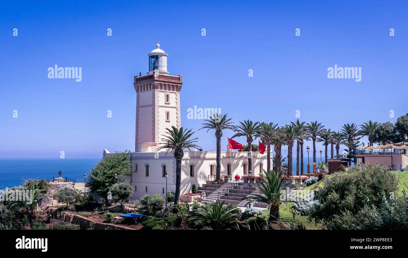 The beautiful landscape of Cap Spartel, Tangier, Morocco Stock Photo ...