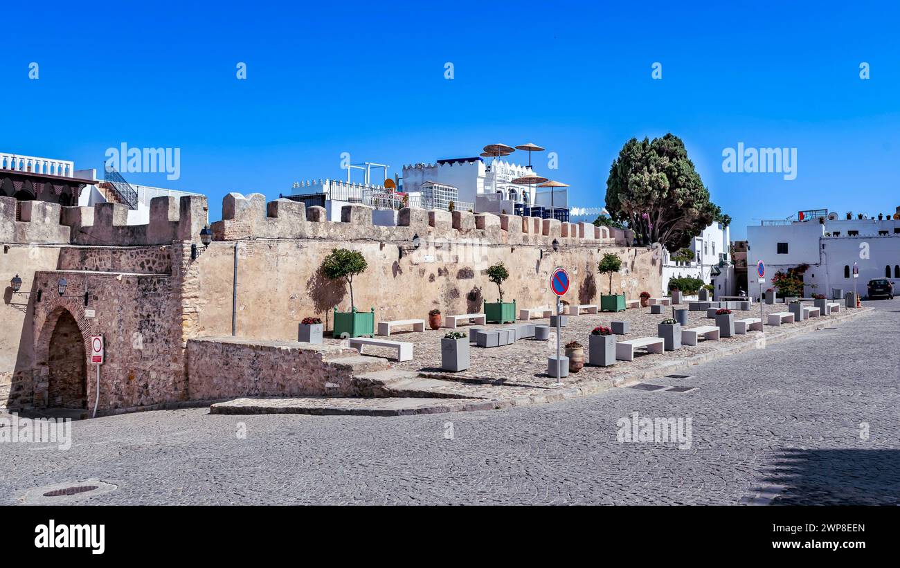 A scenic view of Kasbah Square in Tanger, Morocco Stock Photo - Alamy