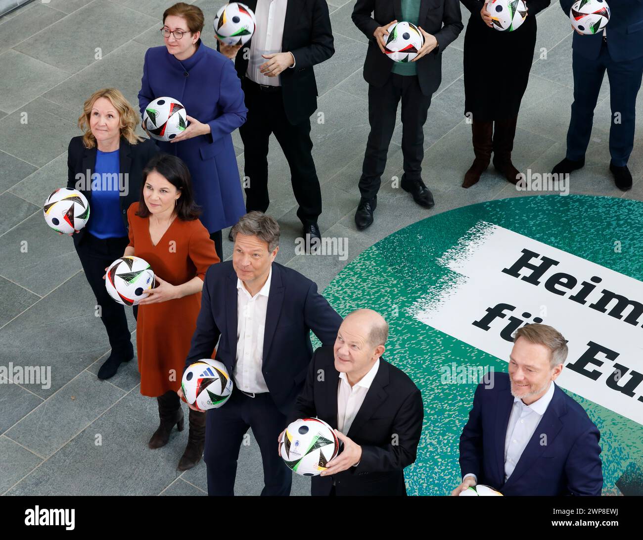 Berlin, Germany, March 6, 2024. The German Chancellor, Olaf Scholz ...