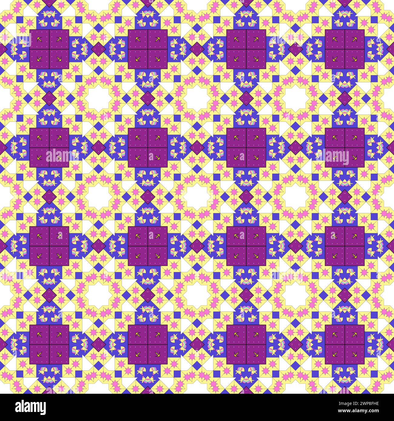 A vibrant geometric pattern with bold colors, perfect for backgrounds ...