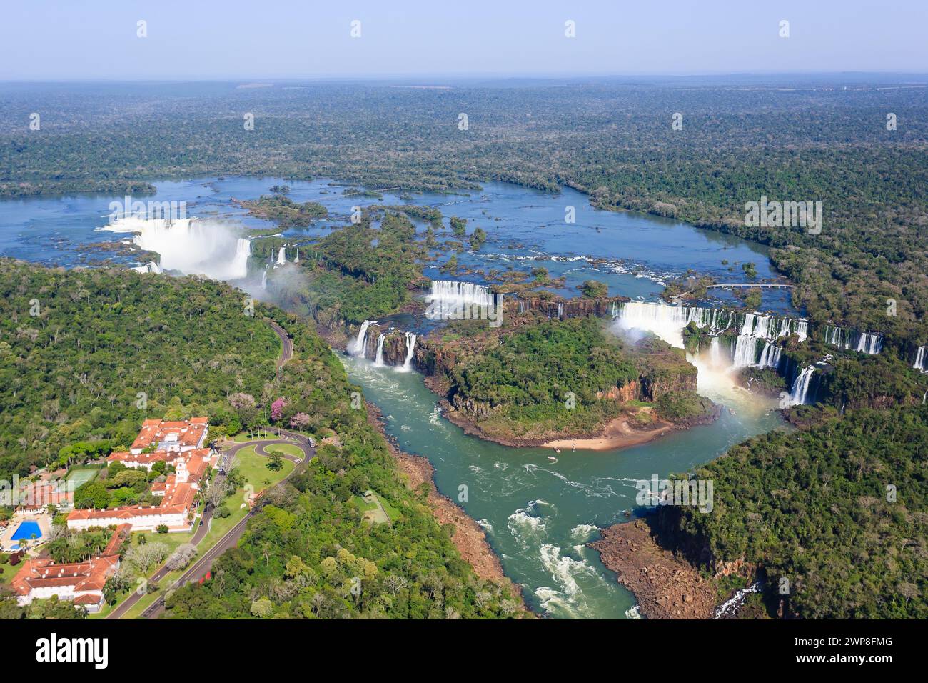 Iguazu falls aerial view hi-res stock photography and images - Alamy