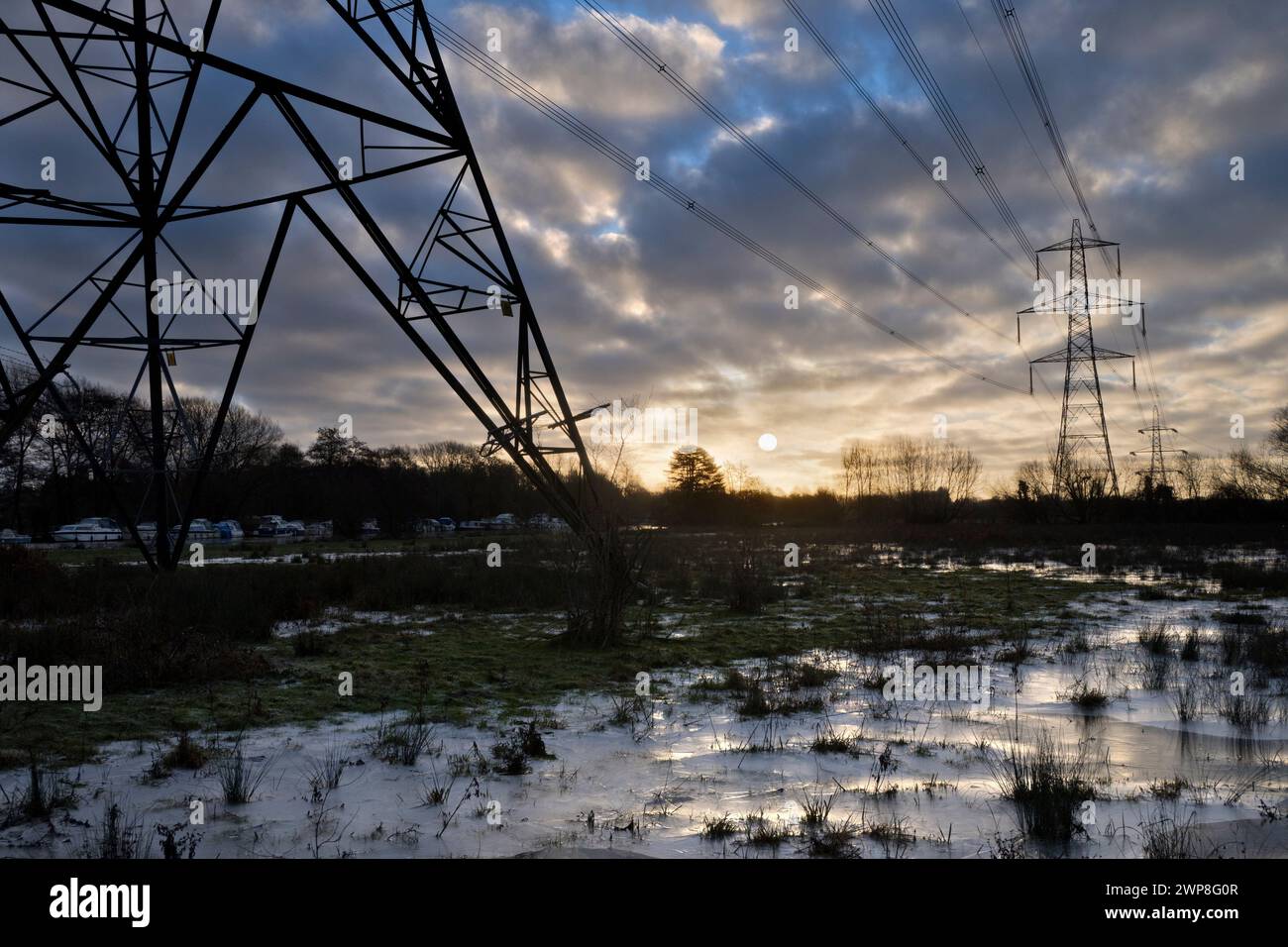 I love electricity pylons; I find their abstract, gaunt shapes ...