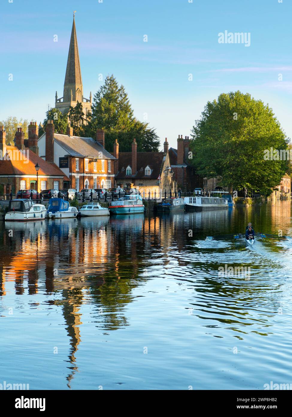 Saint Helen's Wharf is a noted beauty spot on the River Thames, just ...