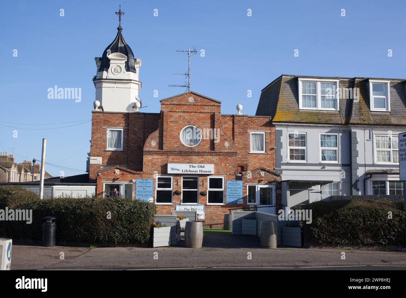 The Old Lifeboat House and surrounding buildings in Clacton, Essex in ...