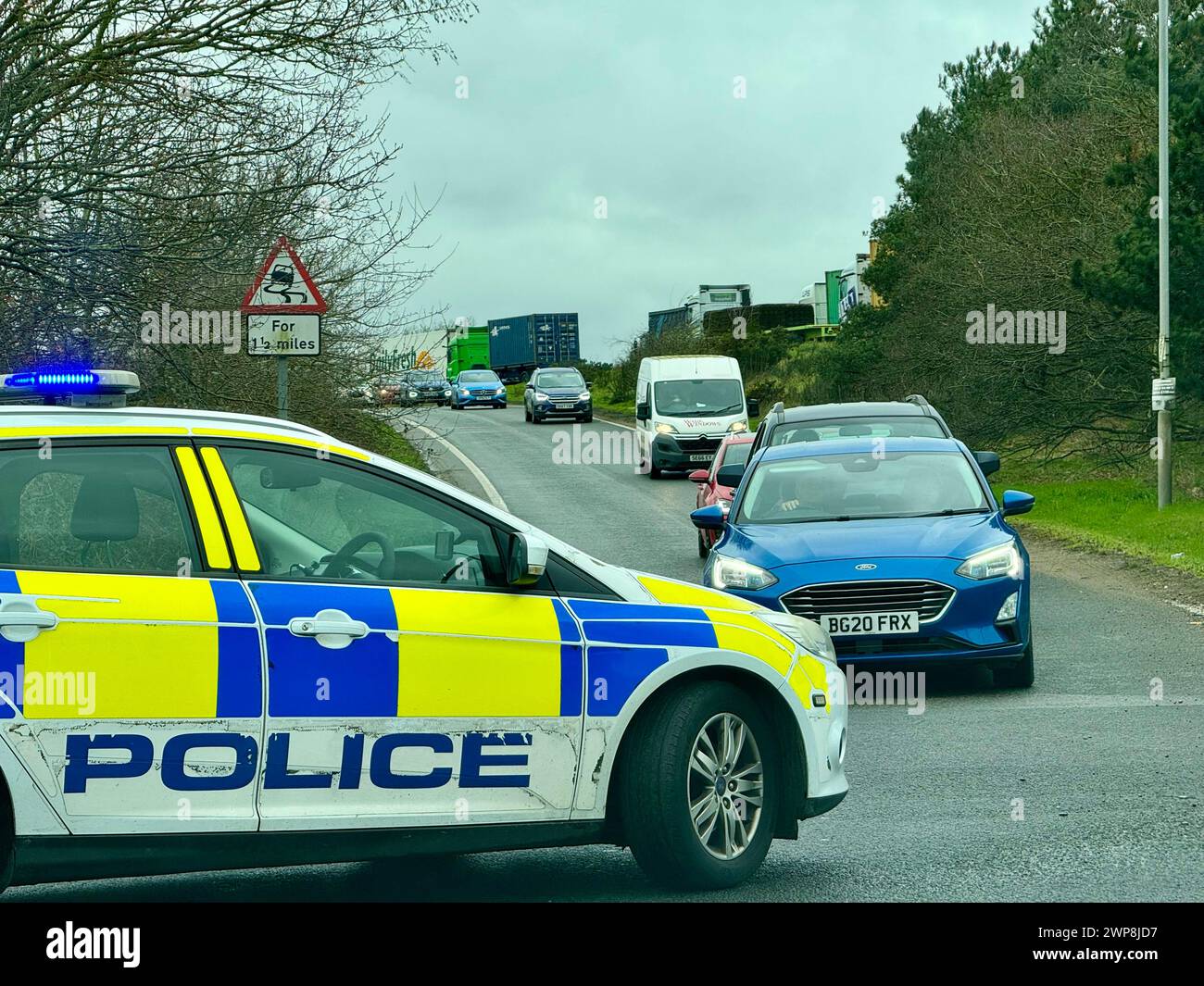 Ipswich, Suffolk - 14 February 2024 : Major delays on the A14 west ...
