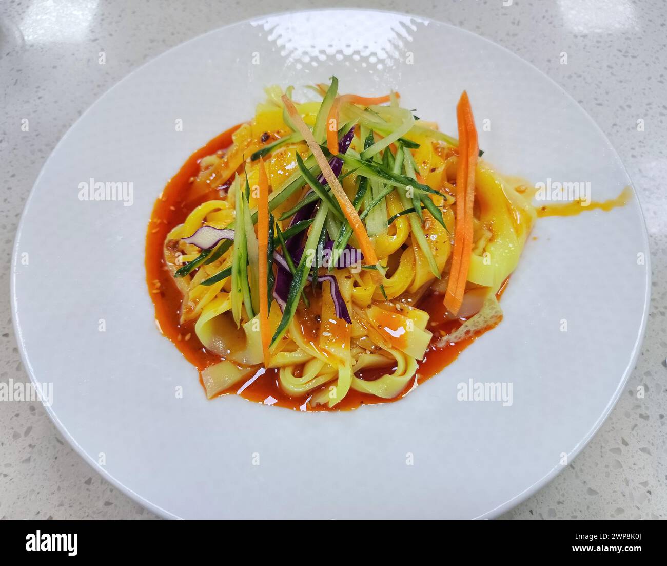 Cucumber noodle hi-res stock photography and images - Alamy