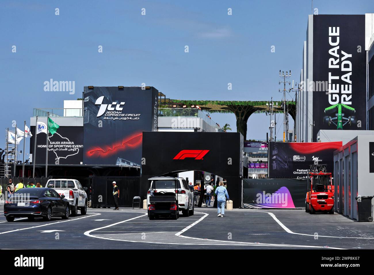 Jeddah, Saudi Arabia. 06th Mar, 2024. Circuit atmosphere. Formula 1 ...