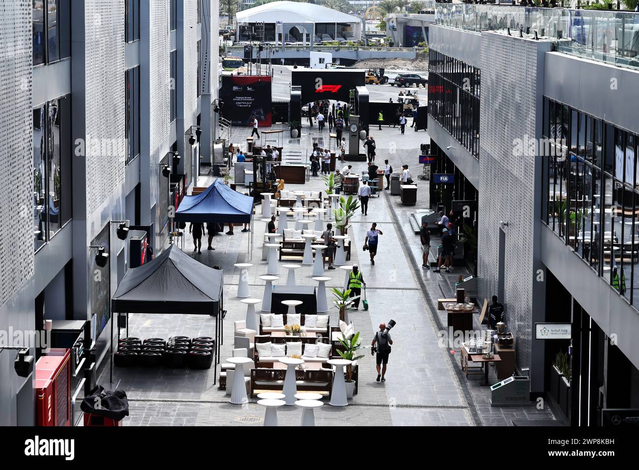 Jeddah, Saudi Arabia. 06th Mar, 2024. Paddock atmosphere. Formula 1 ...