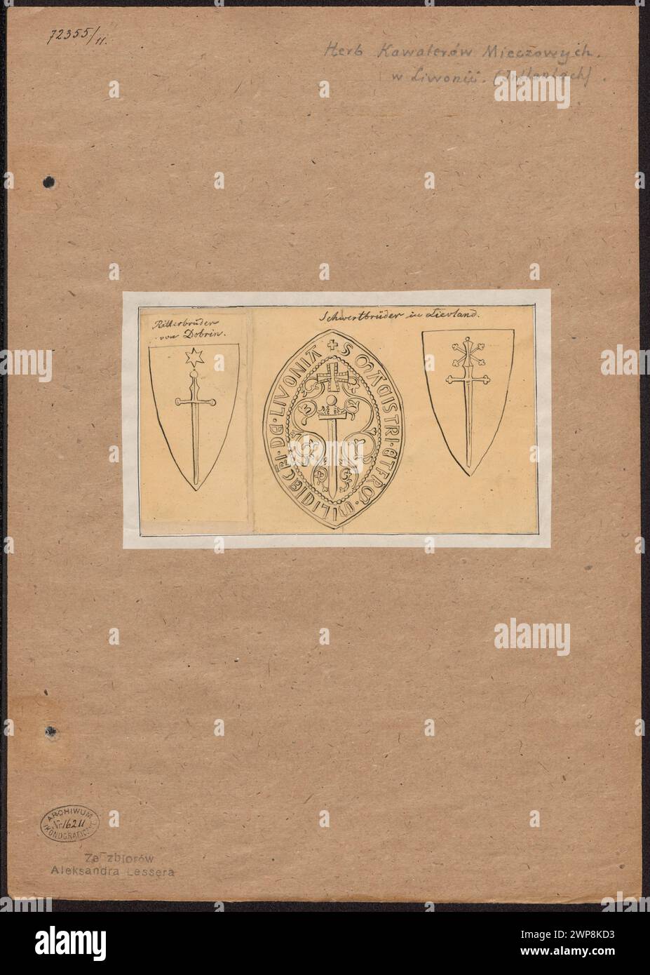 The coat of arms of the Prussian knights of Christ, bake and the coat ...