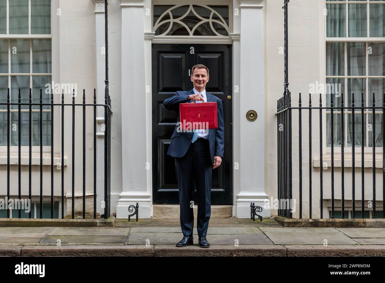 Downing Street, London, UK. 6th March 2024. Chancellor of the Exchequer ...