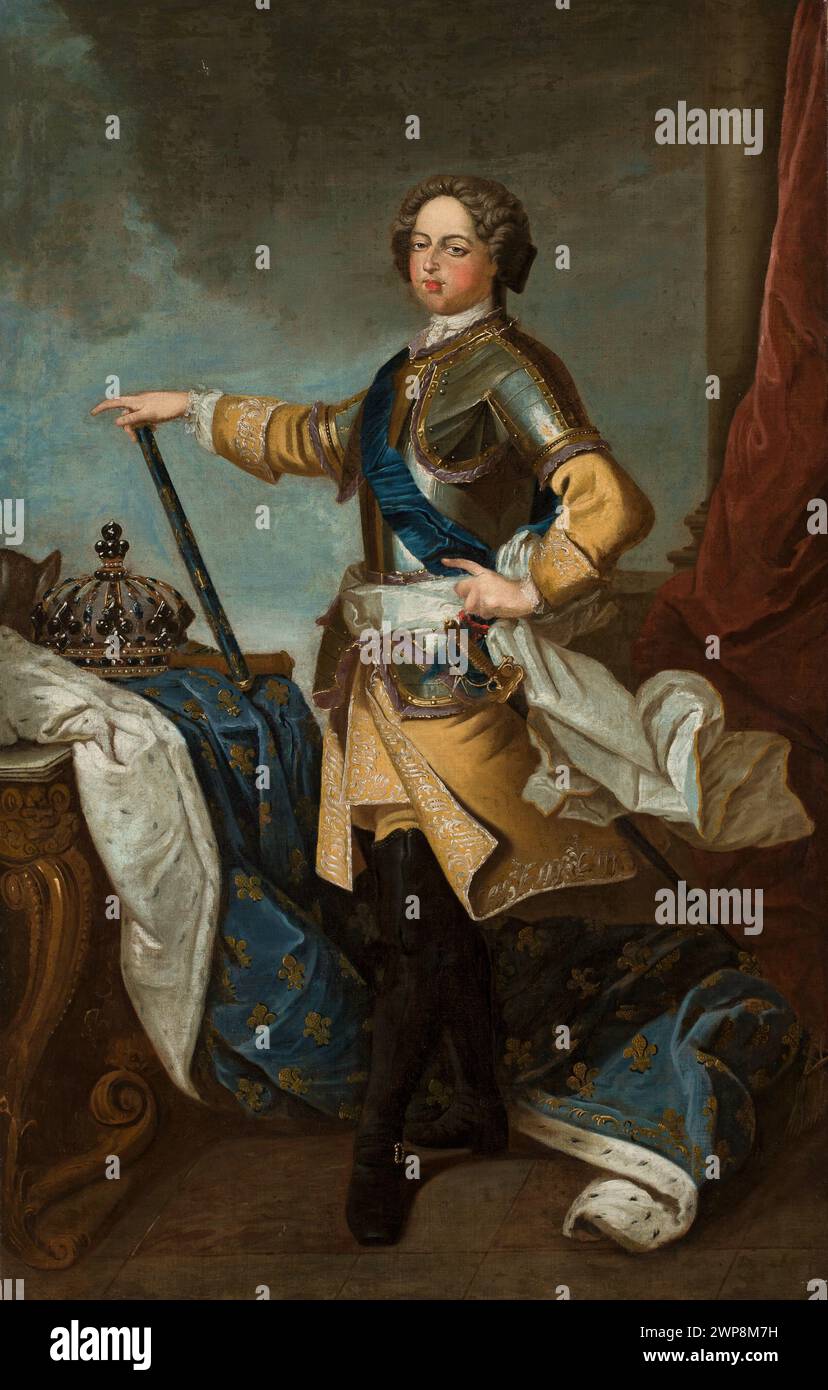 Ludwik xv de bourbon krol francji 1710 1774 ikonografia hi-res stock ...