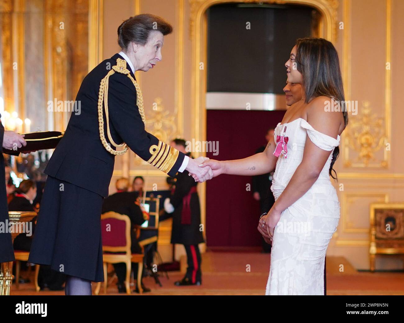 Miss Elissa Downie (Ellie Downie, in white) and Miss Rebecca Downie ...