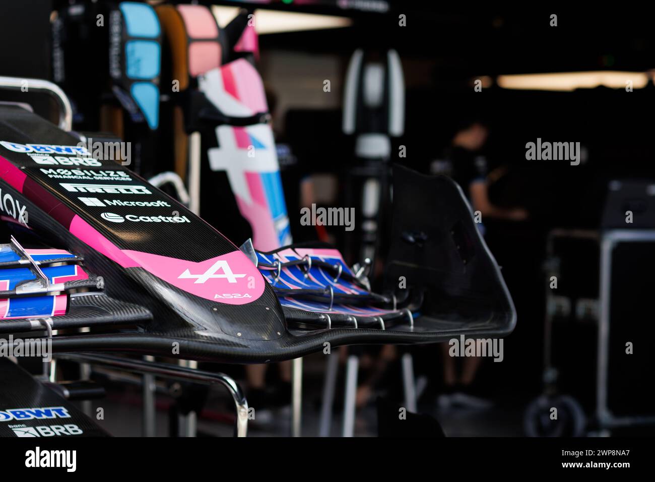 wing, Alpine F1 Team, during the Formula 1 STC Saudi Arabian Grand Prix ...