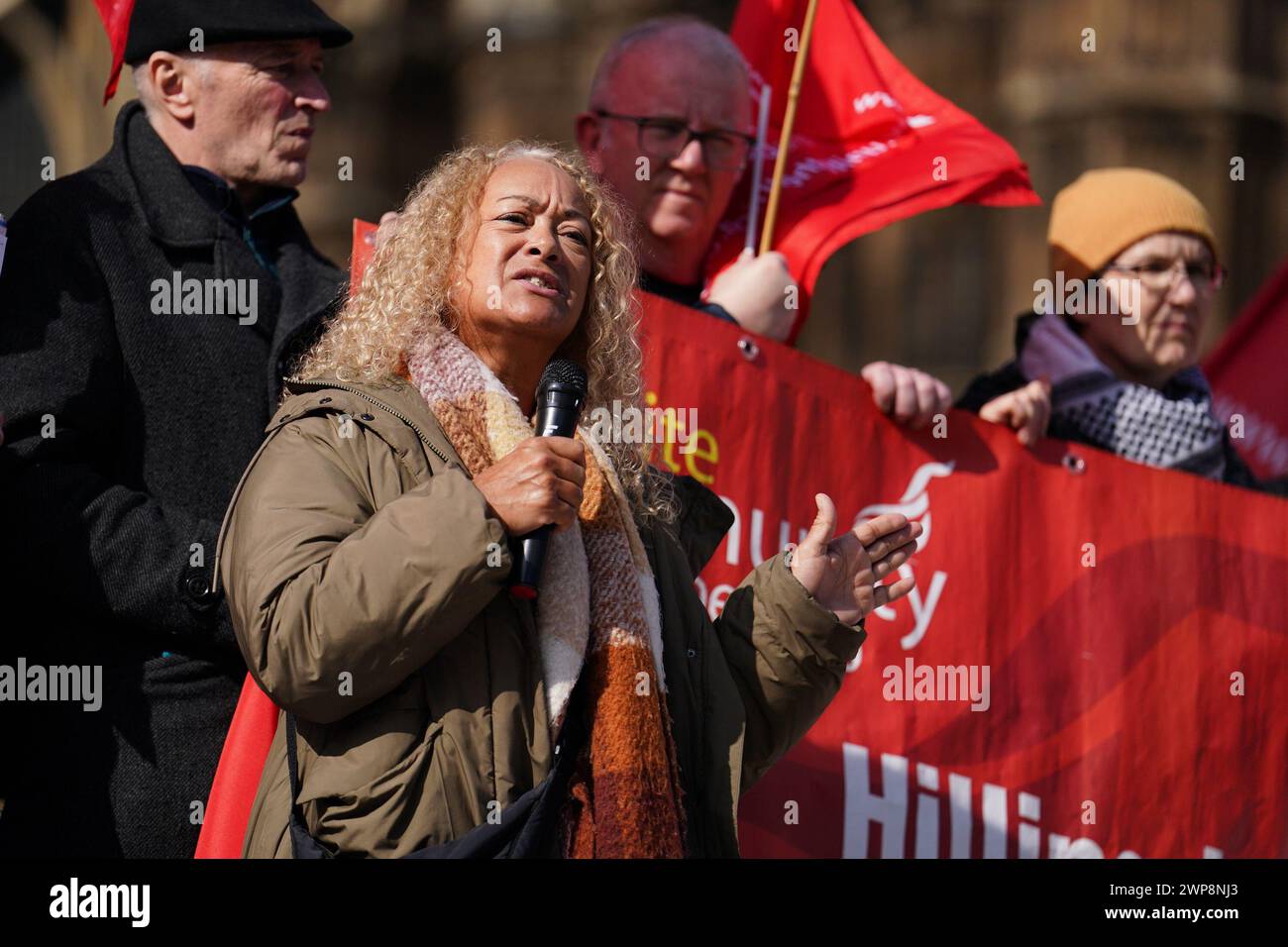 Labour MP for Liverpool Riverside Kim Johnson, speaks during an energy ...