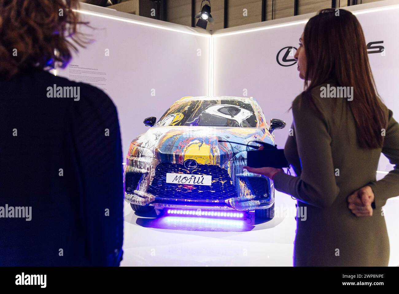 Presentation of the Lexus Art Car 2023 during Lexus' participation in ...