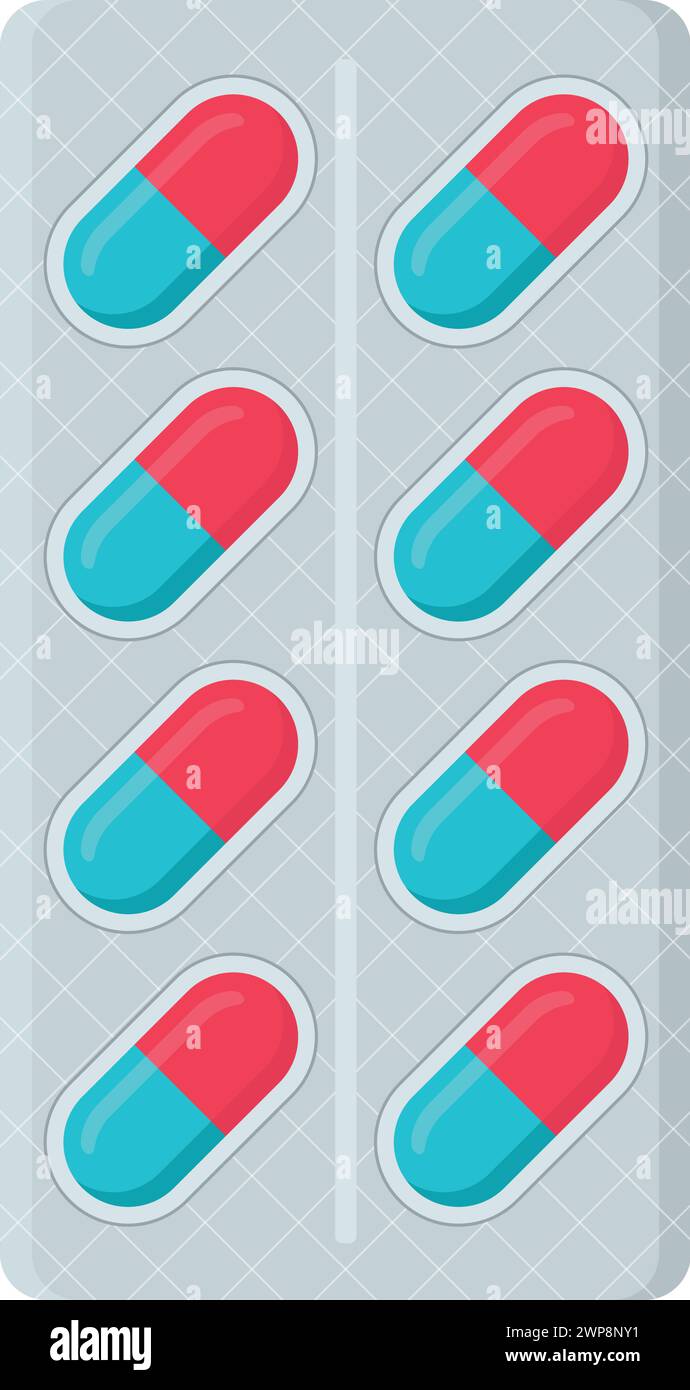 Pills medical treatment healthcare Stock Vector Images - Alamy