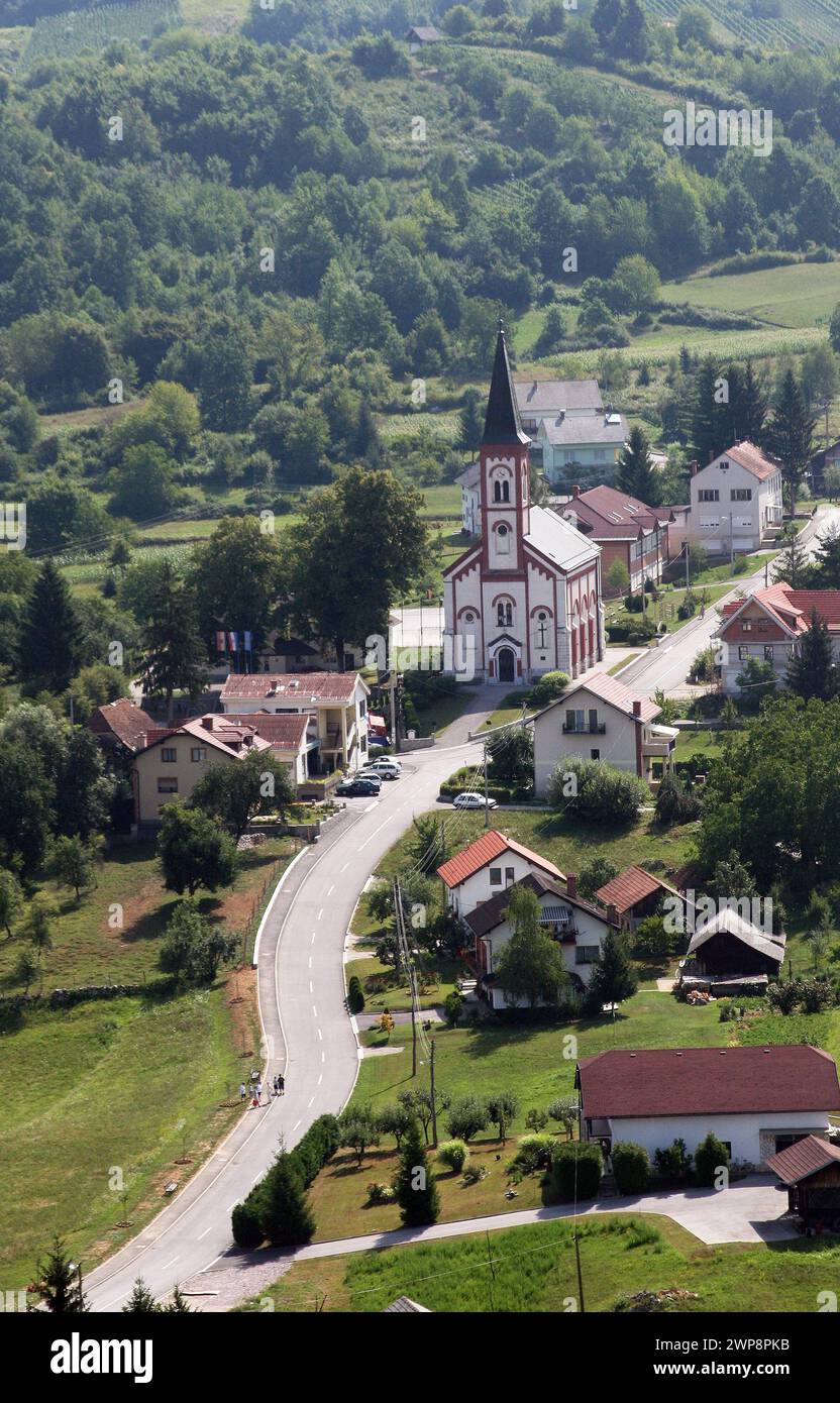 Parish Church of the Holy Name of Mary in Kamanje, Croatia Stock Photo ...