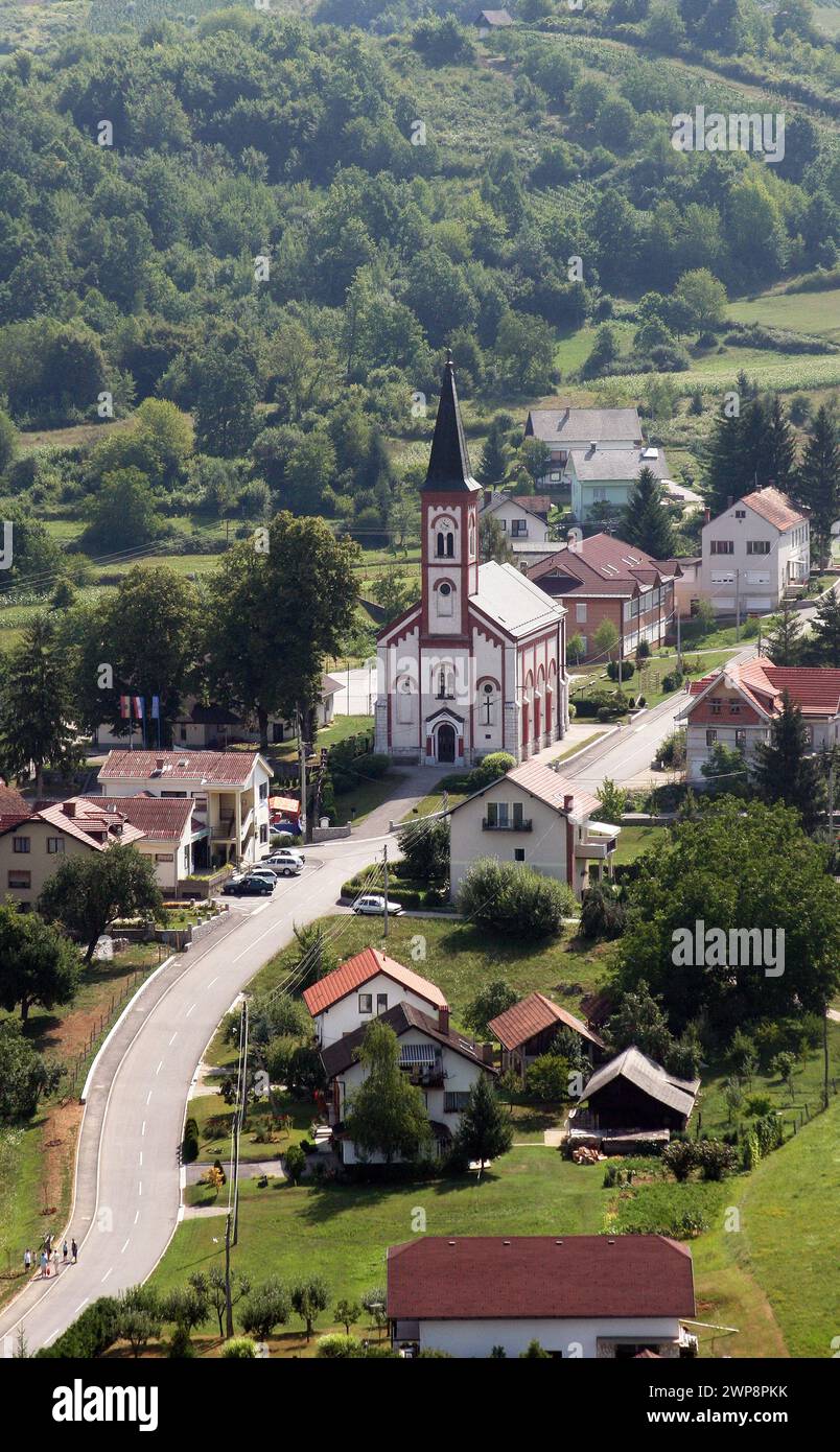 Parish Church of the Holy Name of Mary in Kamanje, Croatia Stock Photo ...