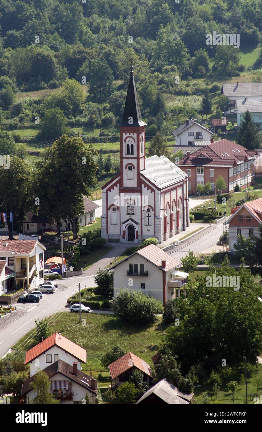 Parish Church of the Holy Name of Mary in Kamanje, Croatia Stock Photo ...