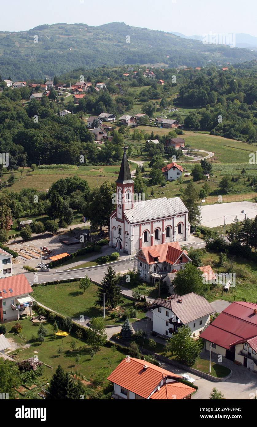 Parish Church of the Holy Name of Mary in Kamanje, Croatia Stock Photo ...
