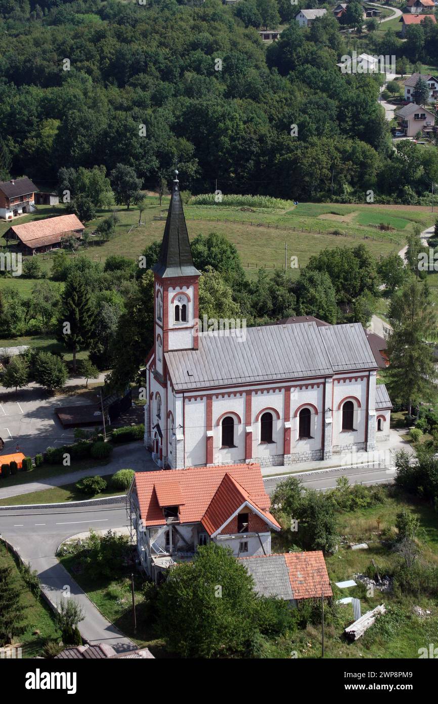 Parish Church of the Holy Name of Mary in Kamanje, Croatia Stock Photo ...