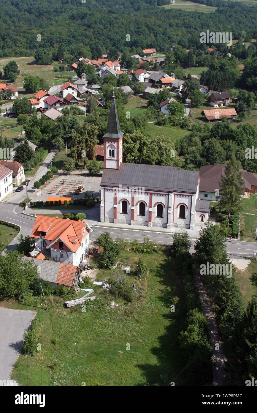 Parish Church of the Holy Name of Mary in Kamanje, Croatia Stock Photo ...