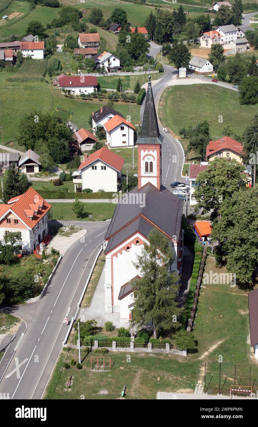 Parish Church of the Holy Name of Mary in Kamanje, Croatia Stock Photo ...