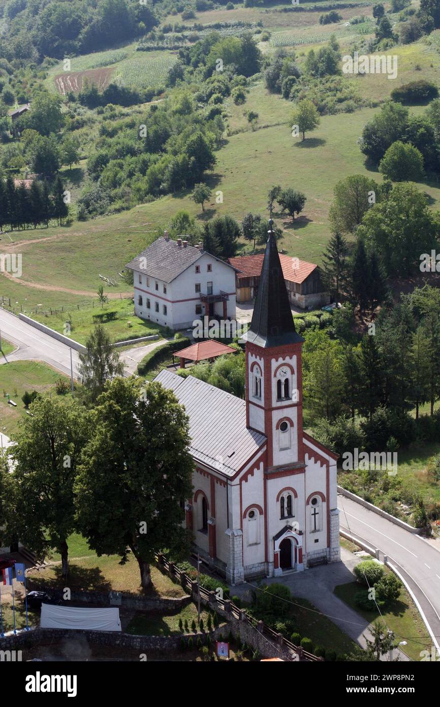 Parish Church of the Holy Name of Mary in Kamanje, Croatia Stock Photo ...