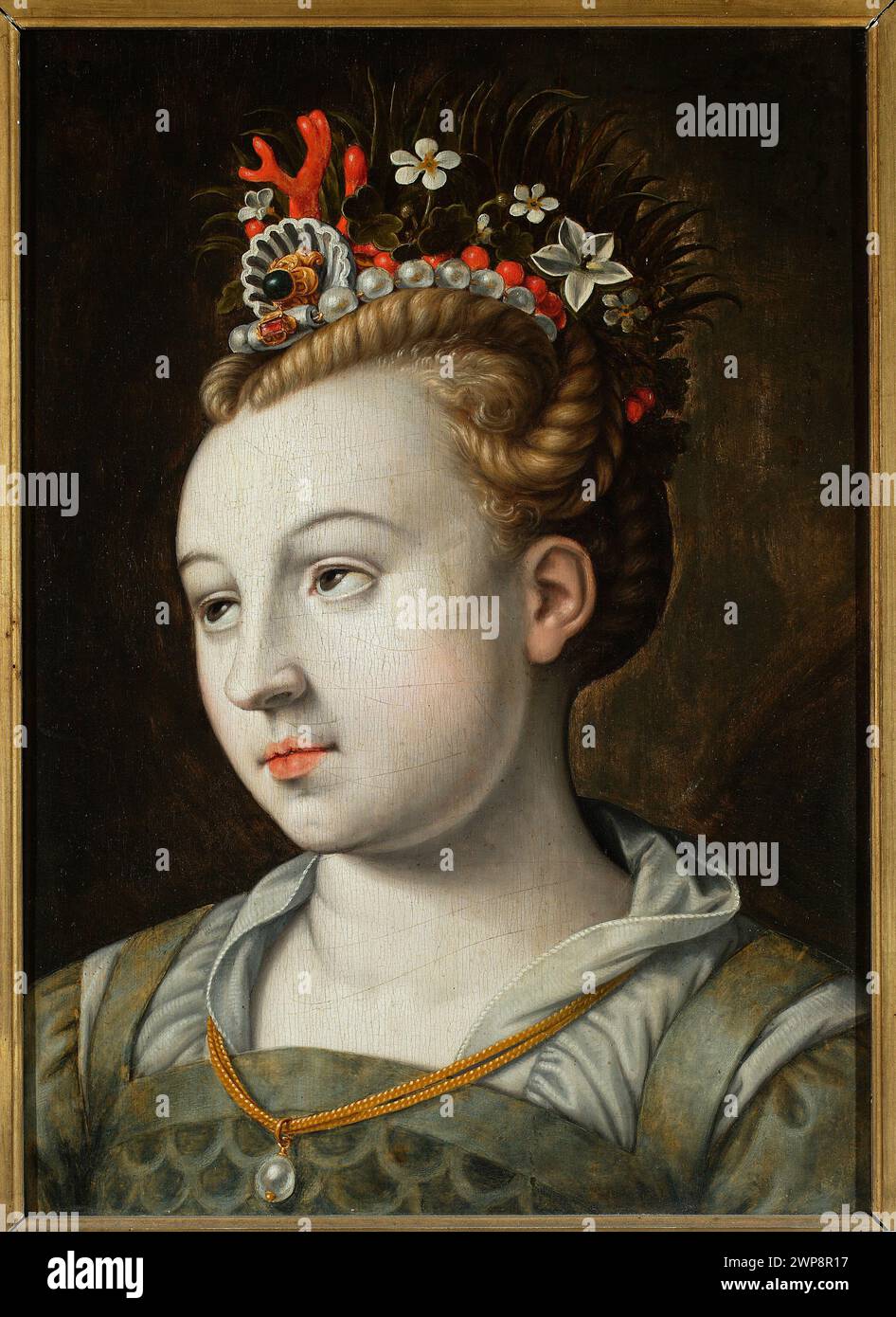 Gentle women with eyes erected up; Rijckere, Bernaert DE (Ca 1535-1590 ...