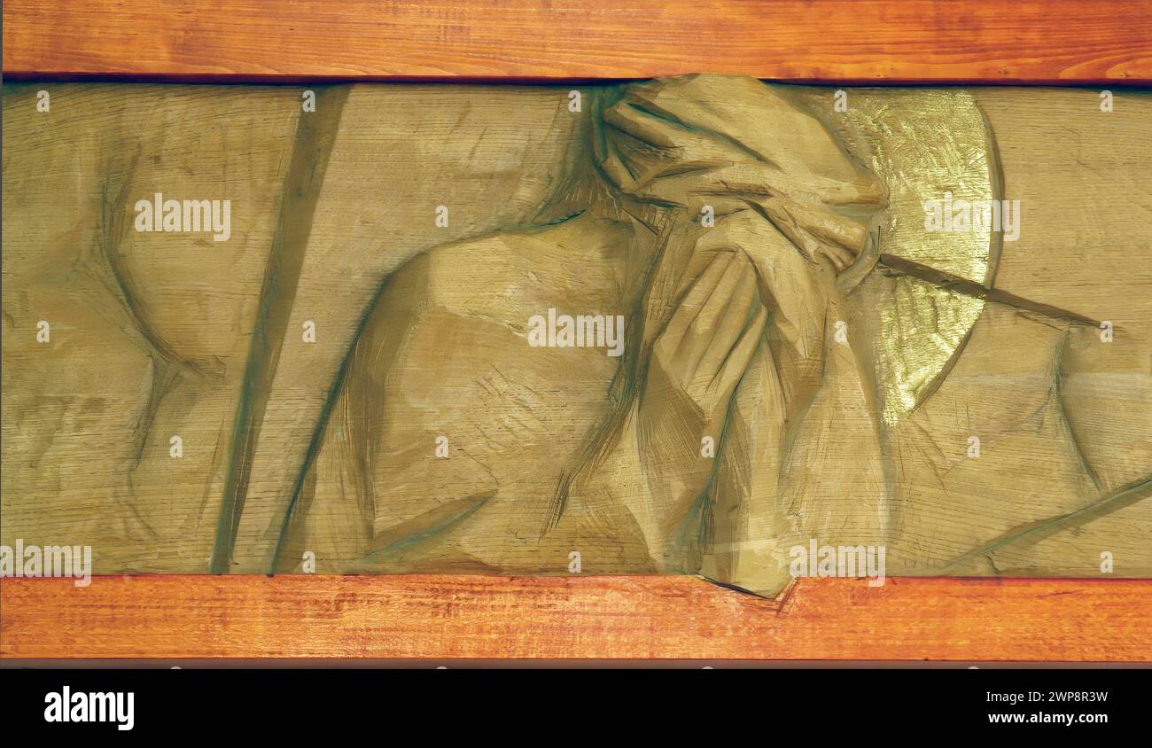 6th Stations of the Cross, Veronica wipes the face of Jesus, chapel in ...