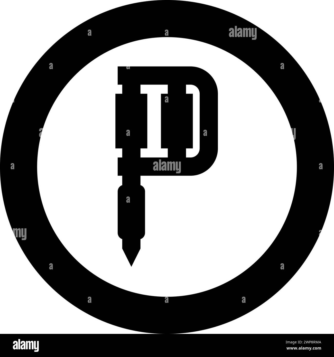 Tattoo machine icon in Cut Out Stock Images & Pictures - Alamy