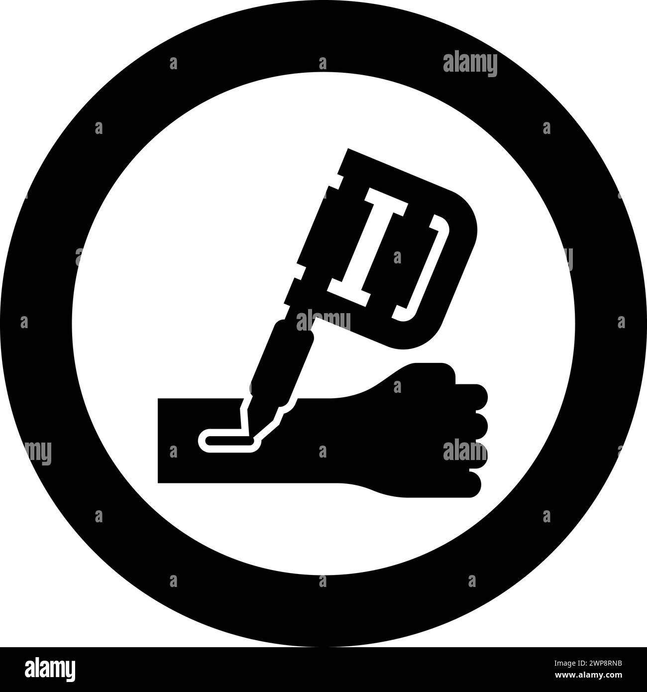 Tattoo machine icon in Cut Out Stock Images & Pictures - Alamy