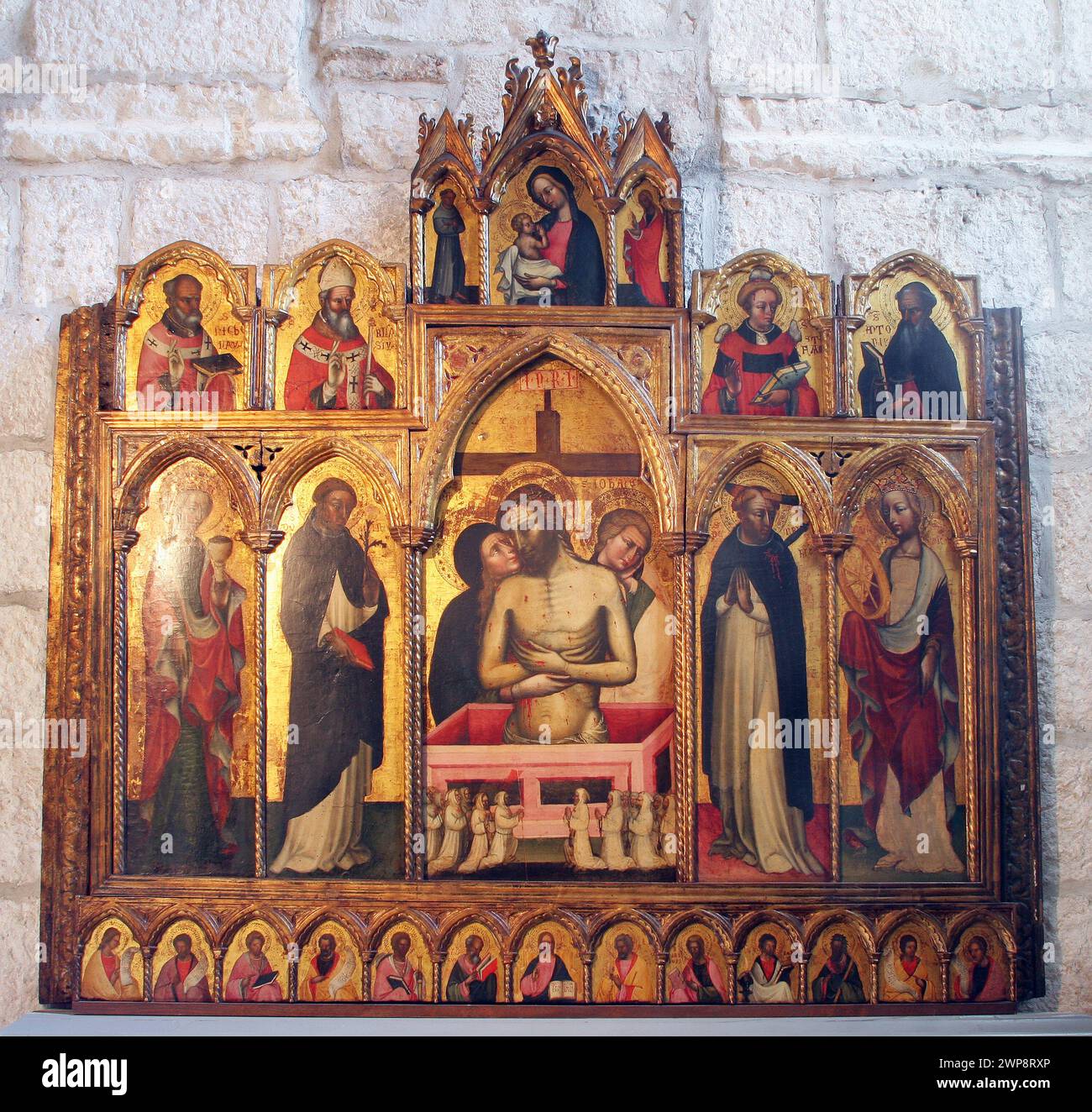 Polyptych with the crucifixion hi-res stock photography and images - Alamy