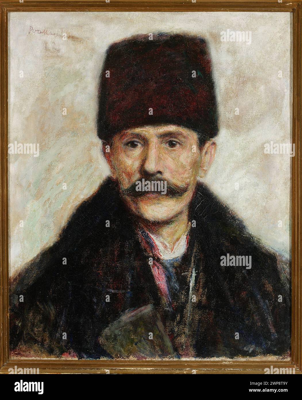 1892 portrait of Ostaszewski painted by Władysław W. Horseshoe, showing ...